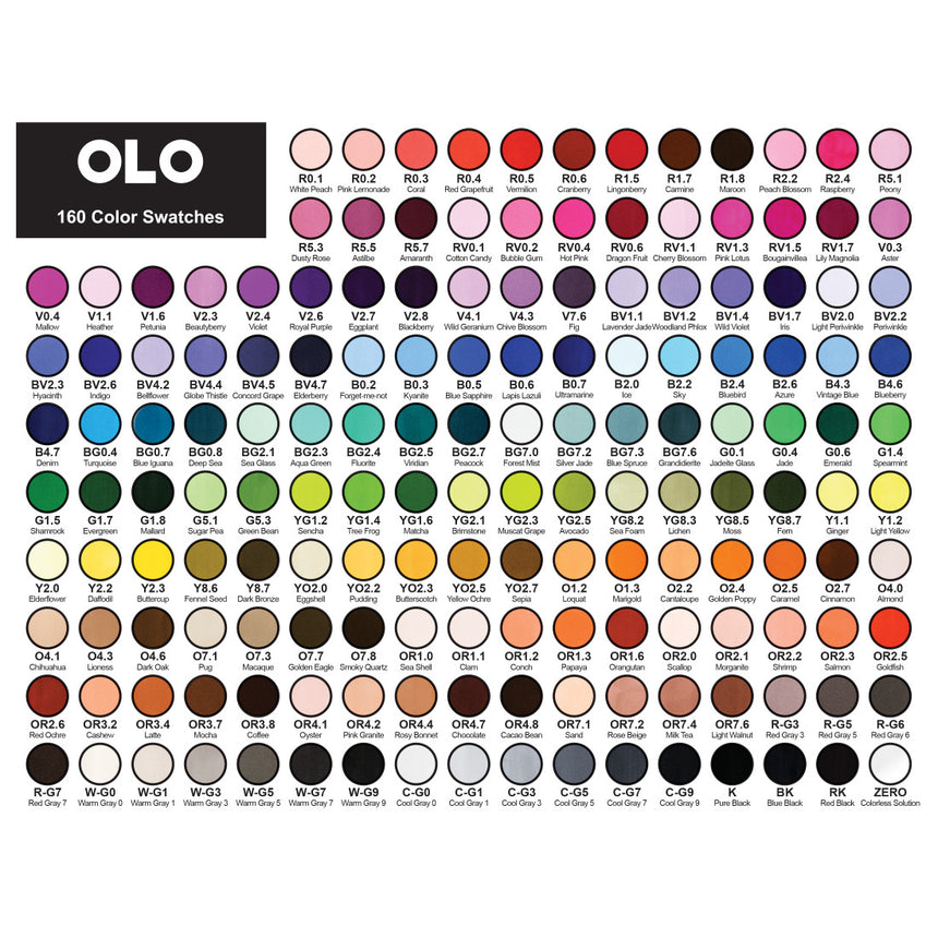 OLO Marker Resources: Free Line Art, Color Charts, and Tutorials – OLO Marker Europe