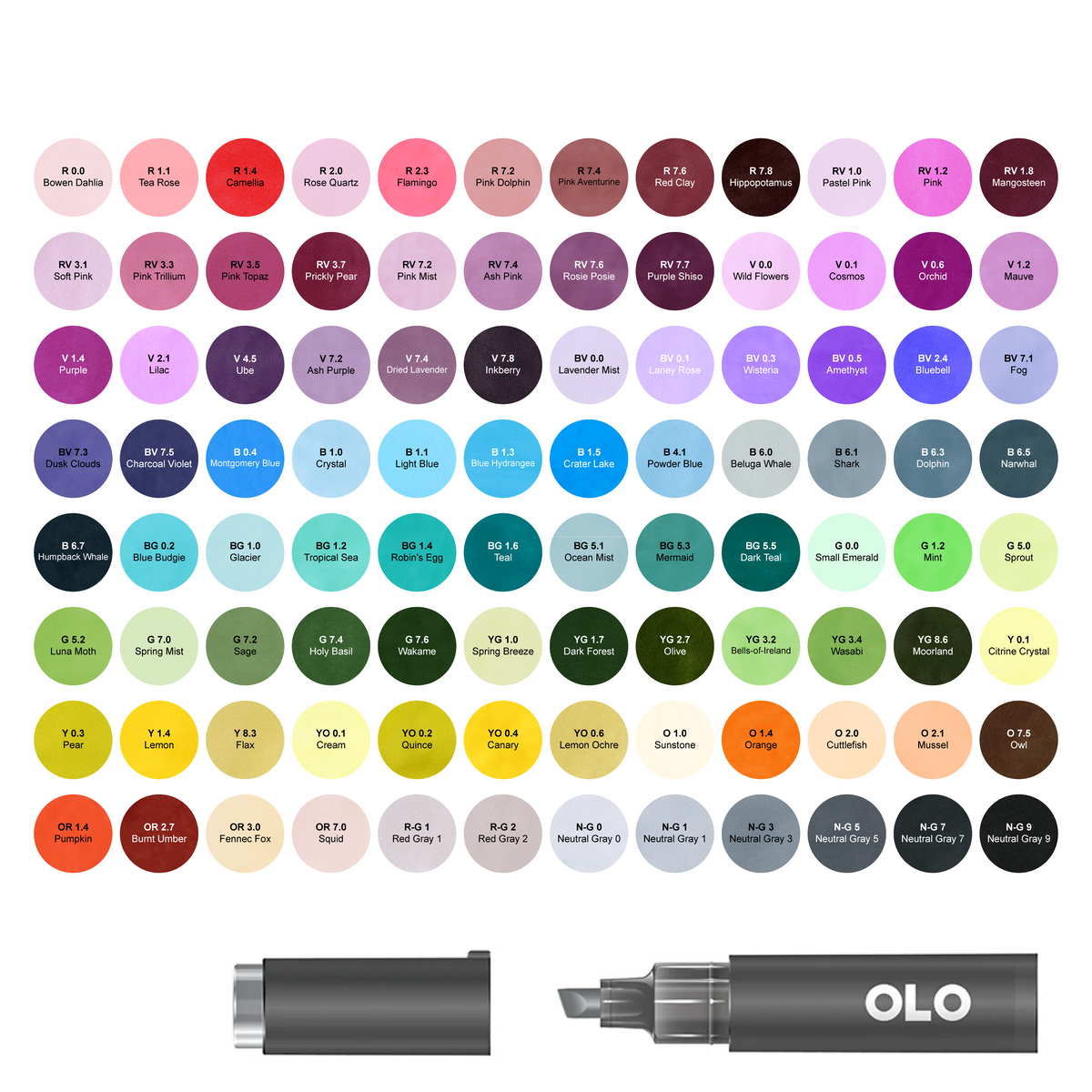 96 New Colors Chisel Set Presale – OLO Marker Europe